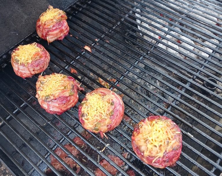 Tasty Beer Can Burgers Wrapped With Bacon Recipe